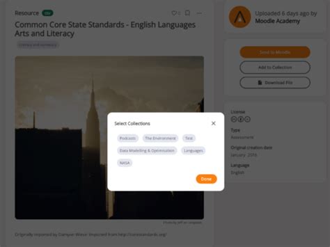 Using Moodlenet To Curate Collections Of Resources Moodle