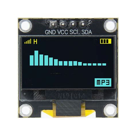 Carte Lcd Ardu37 Certification Rohs écran Oled Iic Série Blanc