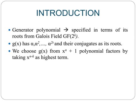 Bch Codes Pptx Programming Languages Computing