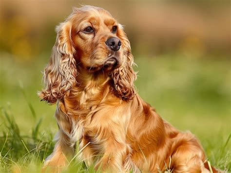 Purebred American Cocker Spaniel A Cute And Domestic Dog Pet Premium