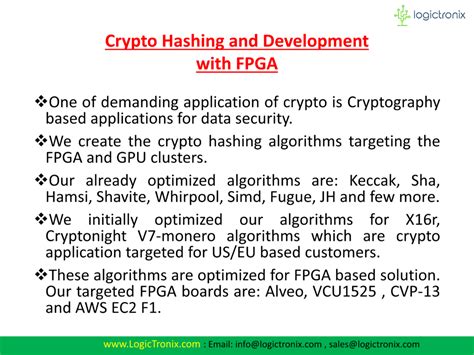 Logictronix An Fpga Design And Machine Learning Company