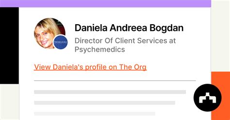 Daniela Andreea Bogdan Director Of Client Services At Psychemedics