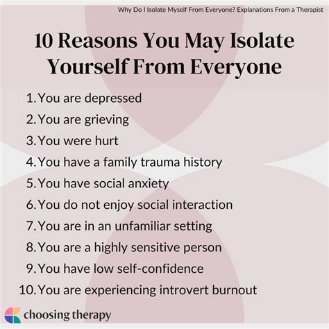 Self Isolation Why It Happens And How To Stop