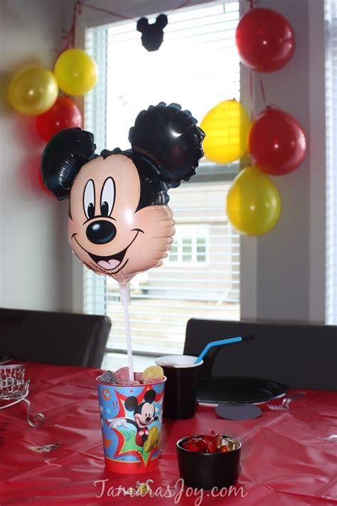 Diy Mickey Mouse Birthday Party Decor ⋆ Tamaras Joy