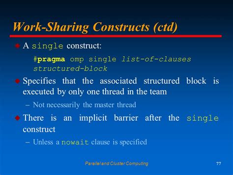parallel and cluster computing ppt download