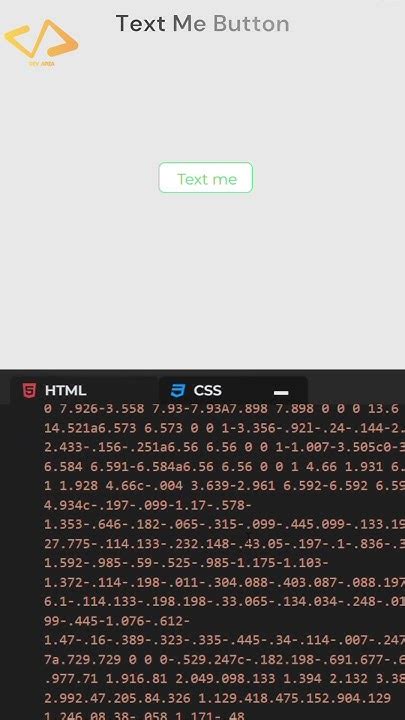 create dynamic text me button animation html css tutorial web