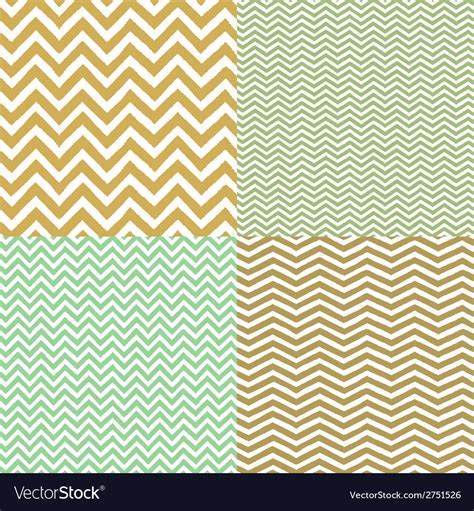 Geometric Chevron Seamless Patterns Set Hand Drawn