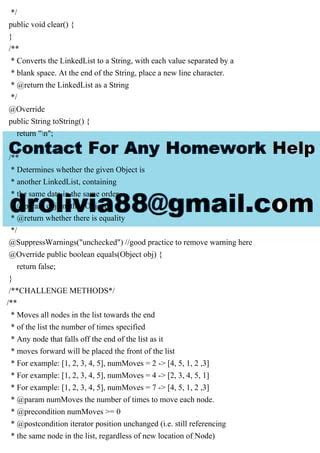 File LinkedList Java Defines A Doubly L Pdf