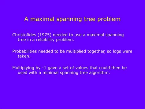 PPT Minimal Spanning Tree Problems PowerPoint Presentation Free Download ID