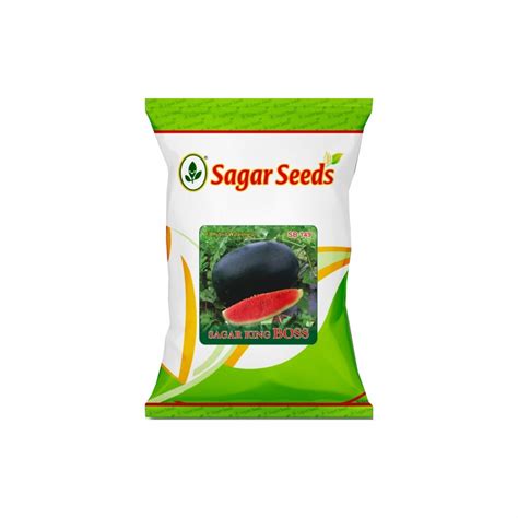 Sagar King Boss F 1 Hybrid Watermelon Seeds 50 Gm Leafconagro