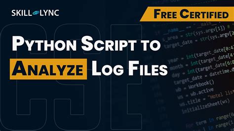 Python Script To Analyze Log Files Free Certified Computer Science Workshop Youtube