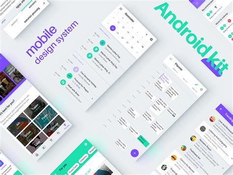 Android Kit Figma Mobile Templates V1 2 By Roman Kamushken On Dribbble