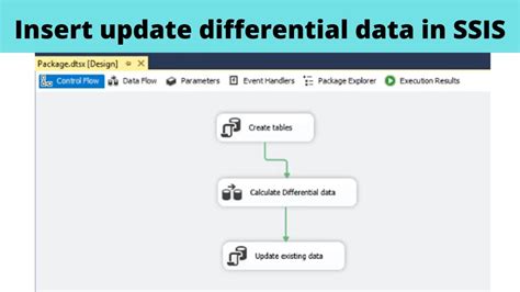 63 Insert Update Differential Data In Ssis Youtube