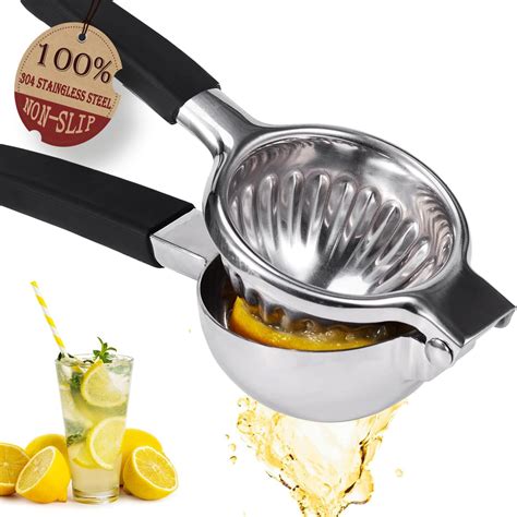 Amazon.com: Zulay Extra Large Lemon Squeezer Stainless Steel - Easy Squeeze Heavy Duty Lemon ...