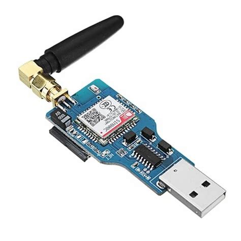 Usb To Gsm Serial Gprs Sim C Module Wireless Bluetooth Board Sim A Computer Antenna At