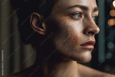 Burn Scarred Face