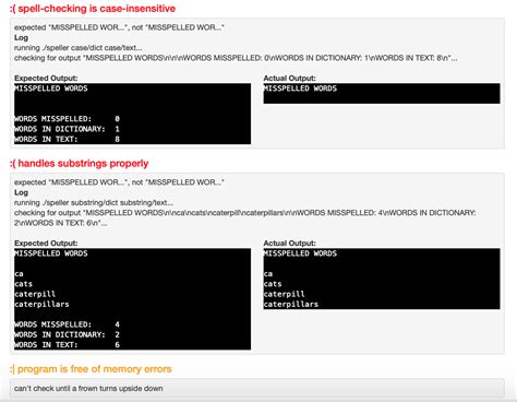 Pset5 Speller Fail To Check50 Update Cannot Print The Report Of Benchmark In Check50 Cs50