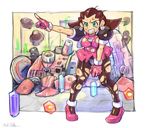 Tron Bonne Mega Man And 1 More Drawn By Oomasateikoku Danbooru
