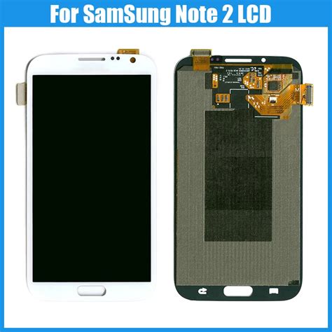 Original White N Note Mobile Phone LCDs For SamSung Galaxy Note LCD Touch Screen Display