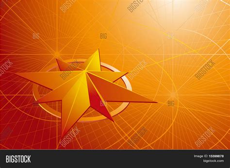 Yellow Compass Vector And Photo Free Trial Bigstock