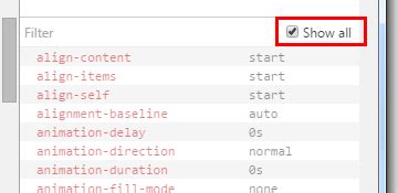 css - What does it mean when Chrome Dev Tools shows a computed property greyed out - Stack Overflow