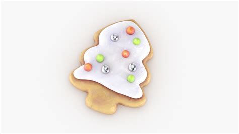 Cartoon Christmas Cookie B 3d Model Turbosquid 2319428