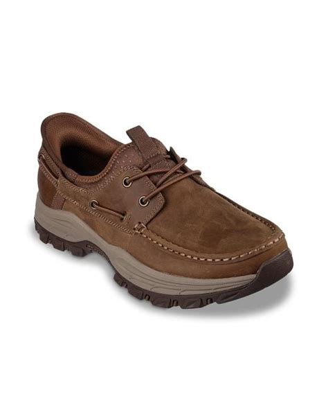 Skechers Slip Ins Relaxed Fit Knowlson Shore Thing Moc Slip On In Brown