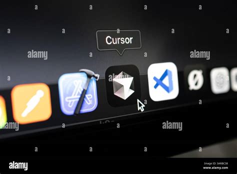 Poznan Poland April 14 2025 Close Up Of Cursor App Icon On The