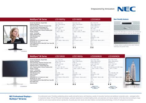 PDF manual for NEC Monitor MultiSync LCD1770NX