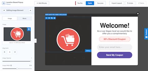 how to create a wordpress popup based on location step by step