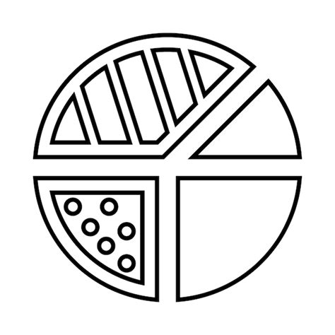 Premium Vector Chart Diagram Line Icon Outline Vector