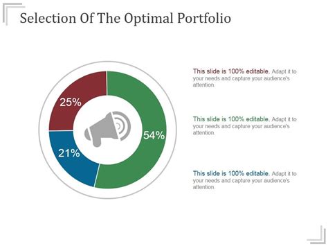selection of the optimal portfolio templates 2 ppt powerpoint