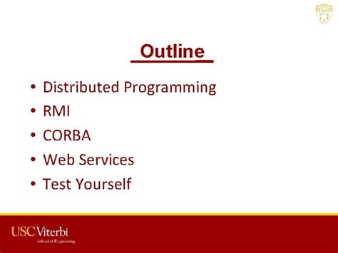 Distributed Programming Csci 201 Principles Of Software Development