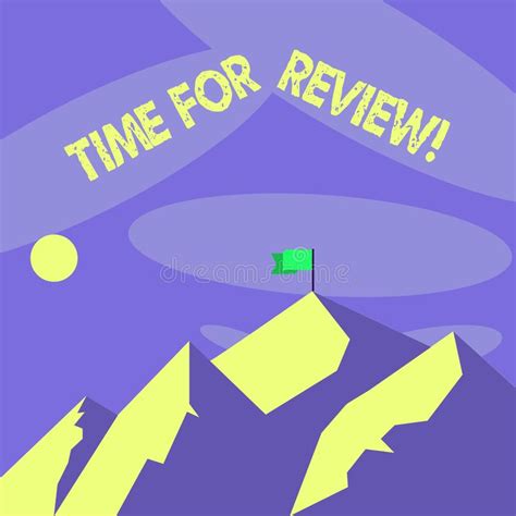 Word Writing Text Time For Review Business Concept For Formal Assessment Of Something With