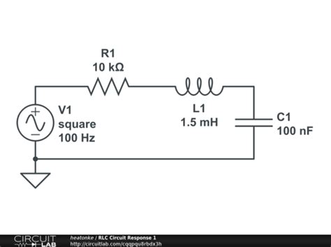 RLC Circuit Response CircuitLab