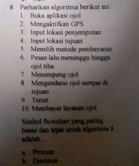 Perhatikan Algoritma Berikut Ini Buka StudyX