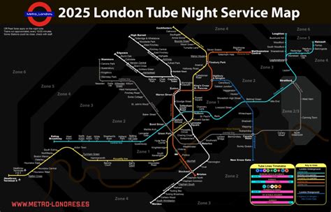 Metro London Underground Guide Lines Map 2026 Metro Londres