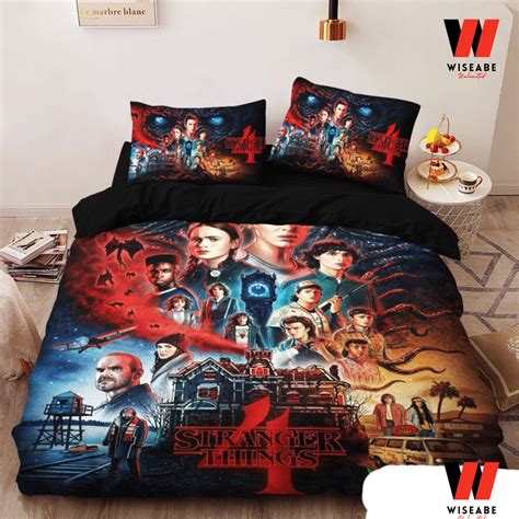 Cheap Stranger Things 4 Bedding Set Stranger Things Comforter Sets