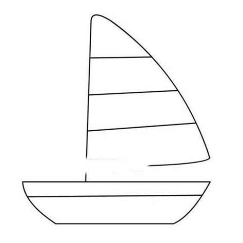 帆船简笔画 帆船简笔画图片 画趣文库（我爱生活）