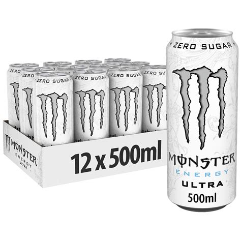 Buy 48 X Monster Energy Drink Ultra White Cans 48 X05l Sugar Free