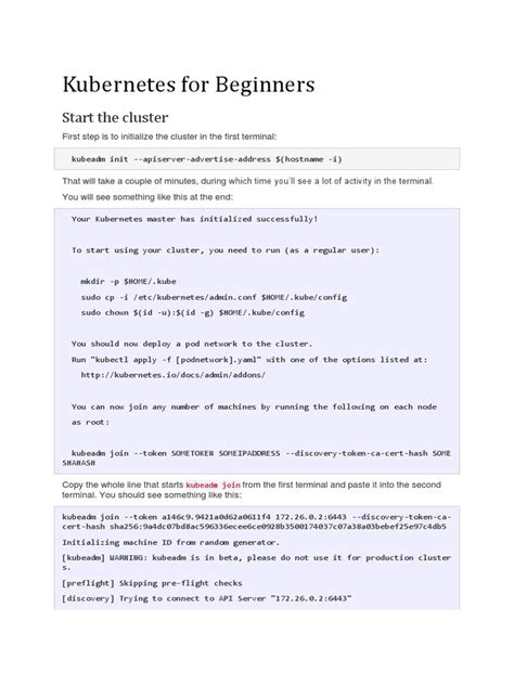 Kubernetes For Beginners Download Free Pdf Internet Protocol Suite
