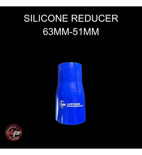 63mm-51mm Silicone Reducer