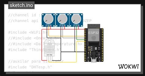 Monitoreo Agua Wokwi ESP32 STM32 Arduino Simulator
