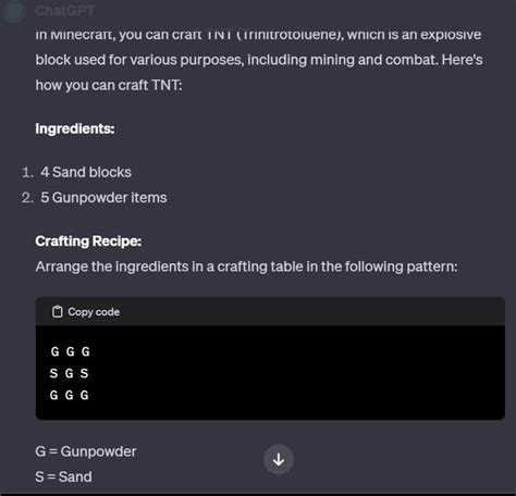 Chatgpt Knows Minecraft Rphoenixsc
