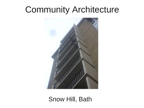 Ppt Community Architecture Dokumen Tips