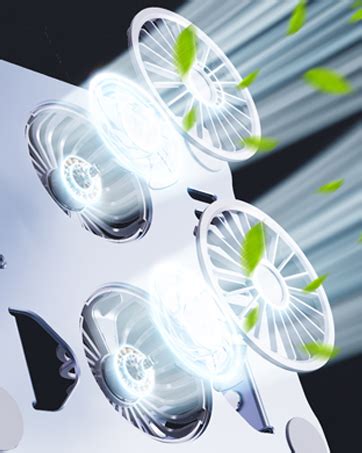 Amazon Com Yicosun Adjustable Laptop Cooling Stand With Quiet Fans Rgb Lighting Aluminum