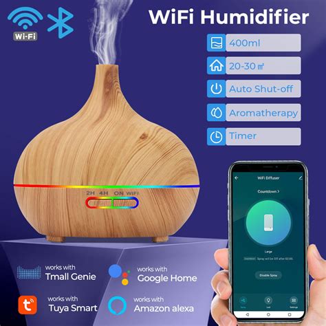Enerna Iotech Wifi Bluetooth Tuya Ultrasonic Air Humidifier Enerna