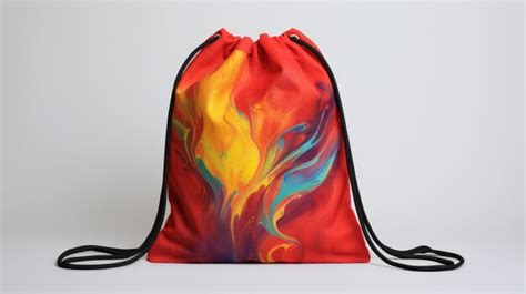 Premium Photo Lightweight Drawstring Backpack For Easy Carrying