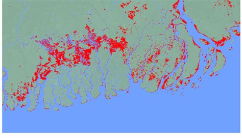 overlay of two gis vector polygon layers created from a total of 8