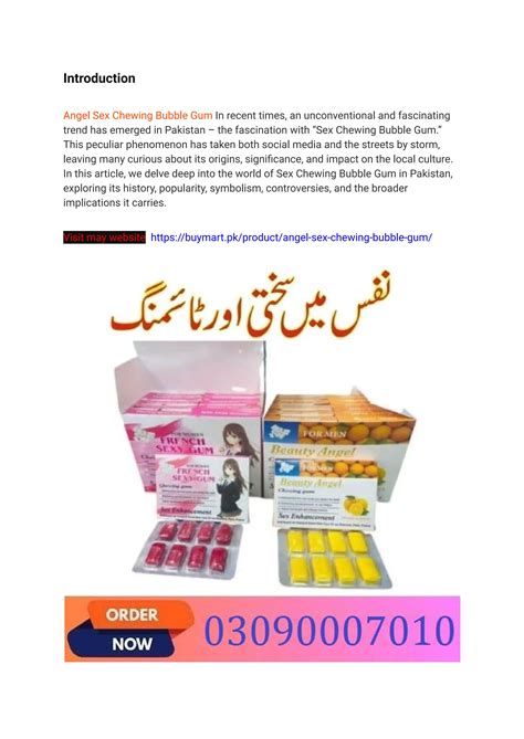 Beauty Angel Chewing Gum Sex 03090007010 Pdf